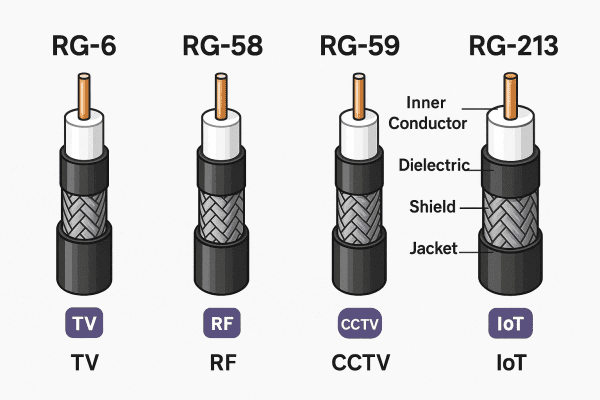 How to Choose the Right Coax Cable | RG6 vs RG59 vs RG58 Buying Guide