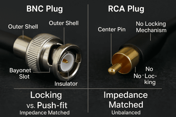 BNC vs RCA Connector: How to Tell the Difference and Choose for RF or ...