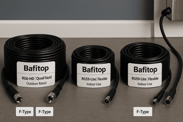 What Does a TV Aerial Cable Look Like? | Visual & Connector Guide – Bafitop