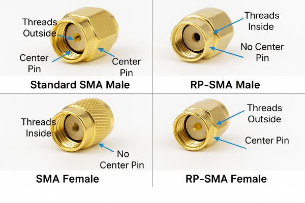 How to Identify RF Connectors: Visual Comparison and Recognition Tips