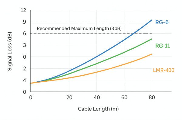 Maximum Coaxial Cable Length: Signal Loss & Optimization by Application