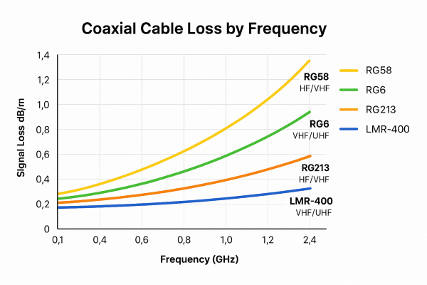 Coaxial Cable Power Loss per Meter Explained | Bafitop