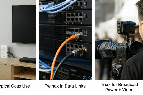 What Are Coaxial, Twinax, and Triax Cables? | Structure, Use, and ...
