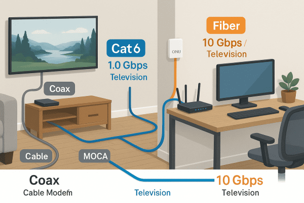 What Internet Speed Can a Coaxial Cable Handle? | Bafitop