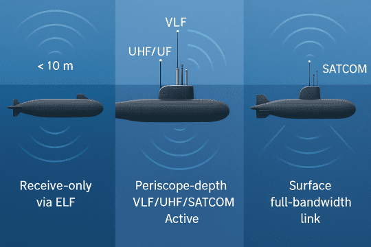 Which Type of Antennas Are Used in Submarines? | Underwater ...