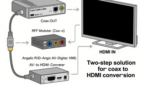How to Convert a Coax Output from a Cable Box to HDMI | Step-by-Step Guide