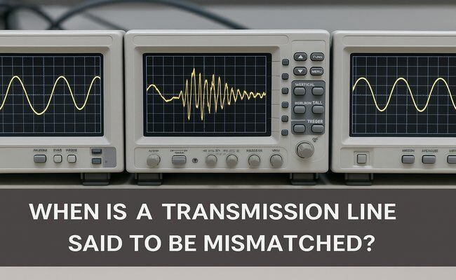 When Is a Transmission Line Said to Be Mismatched? | RF Impedance ...