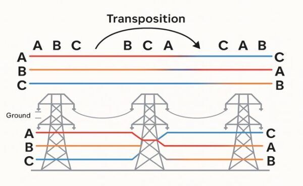 What Is Transposition of Transmission Lines? | Power Line Engineering ...